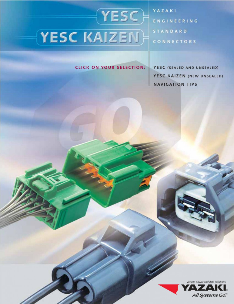 Yazaki YESC catalog page 1