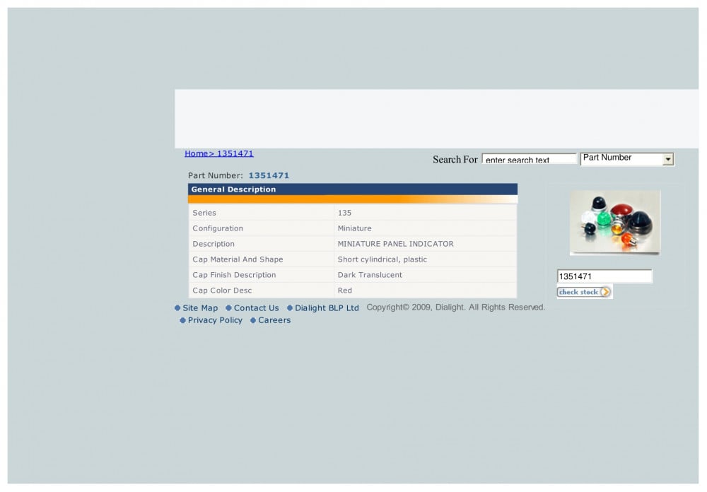 Dialight 135-1471 technical document preview