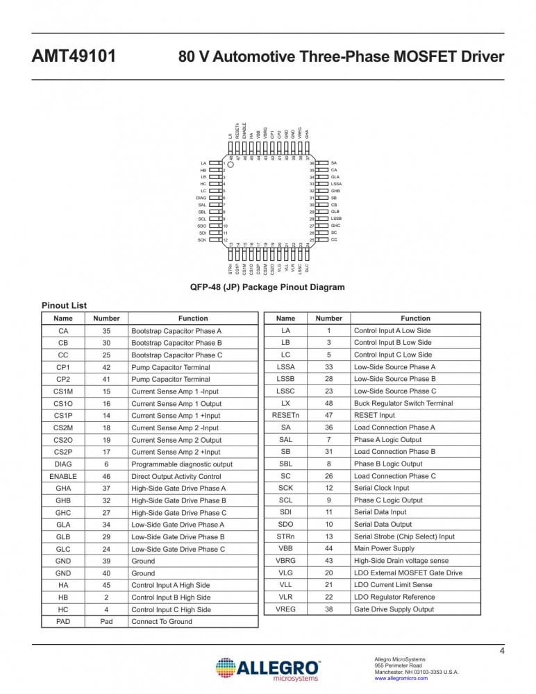 AMT49101 datasheet page 4