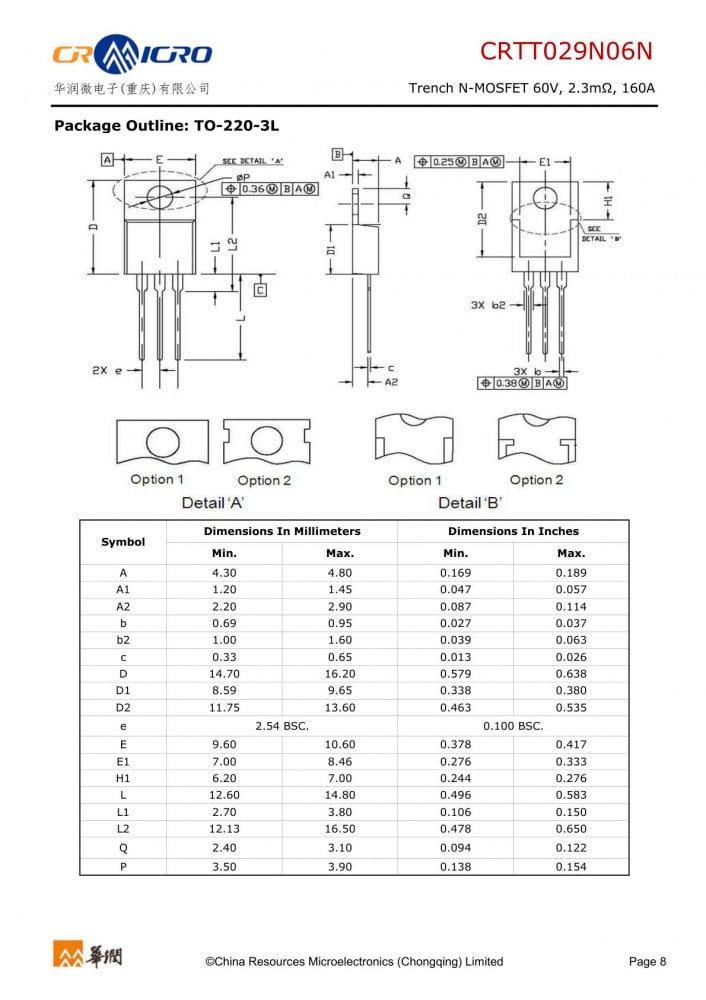 CRTT029N06N datasheet page 8