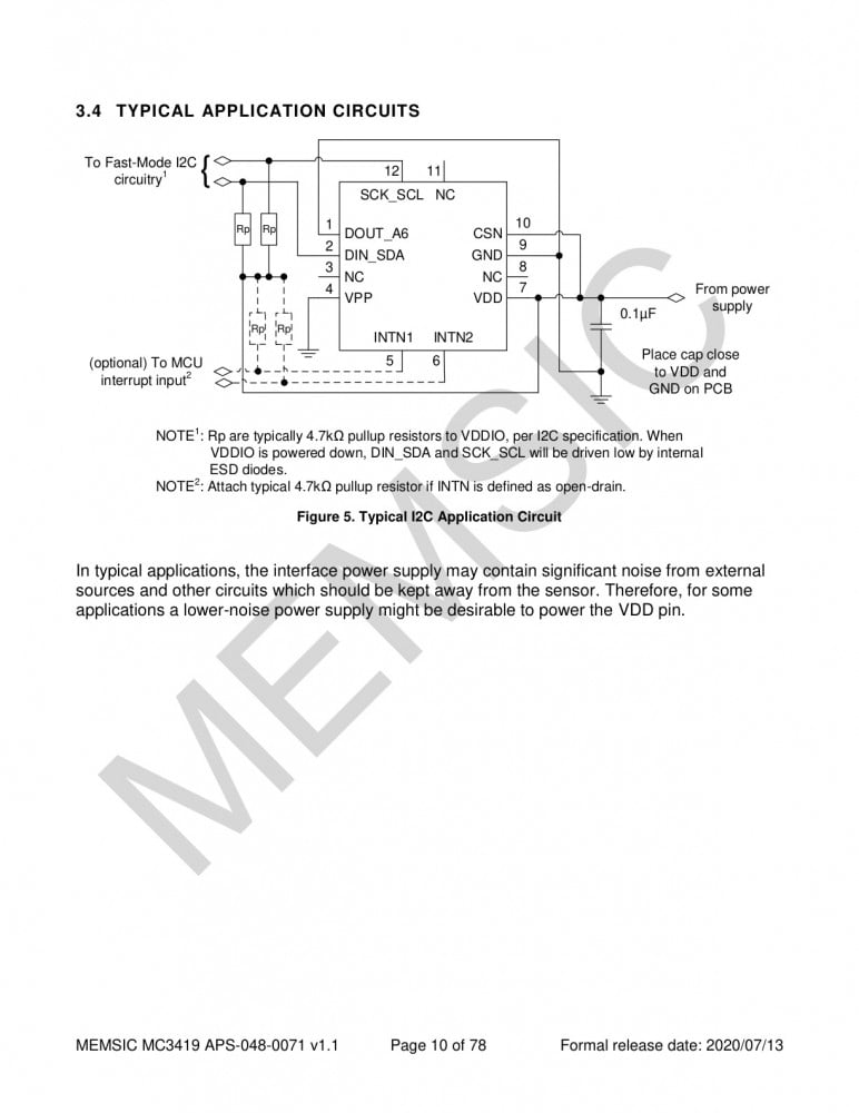 MC3419 datasheet page 10