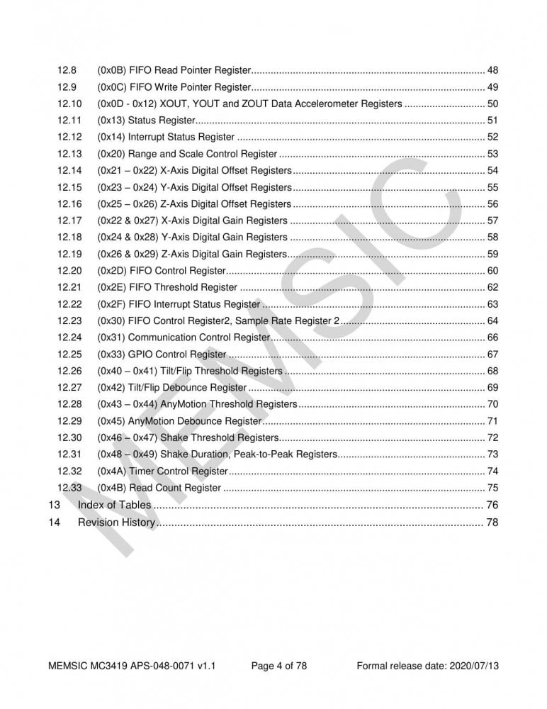 MC3419 datasheet page 4