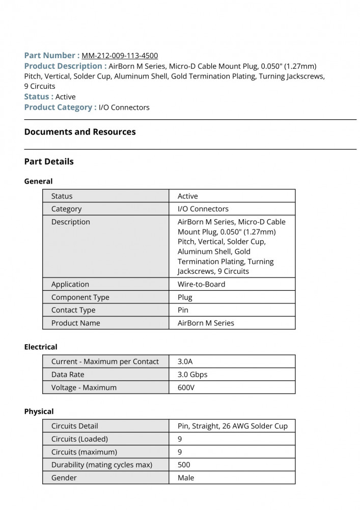 Technical document preview, page 1