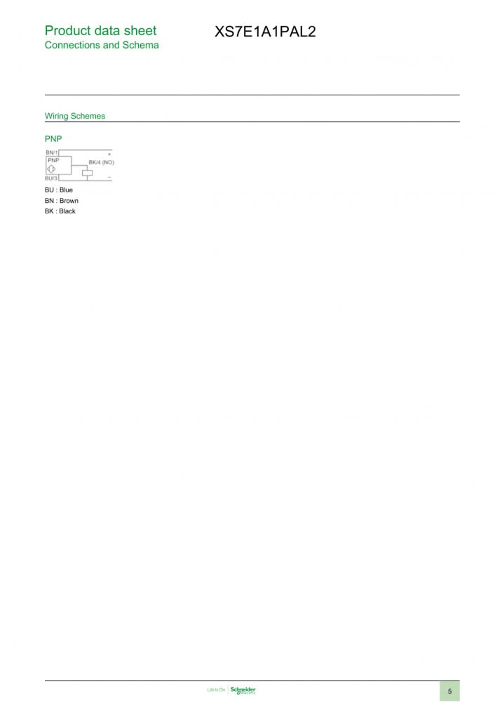 XS7E1A1PAL2 technical document page 5