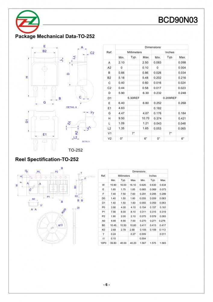 BCD90N03 datasheet page 6