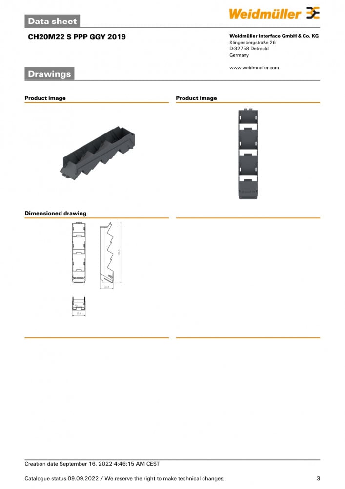 WEIDMULLER 1411500000 product documentation page 3