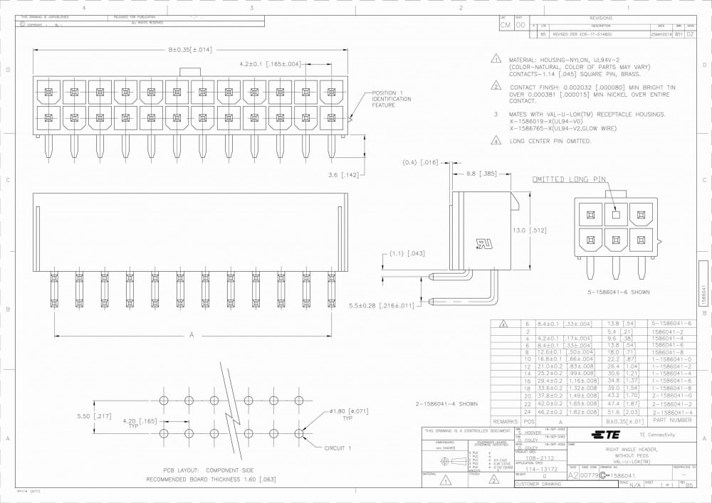 TE Connectivity 1586041-4 technical document preview