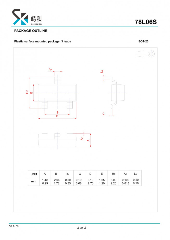 78L06S datasheet page 3