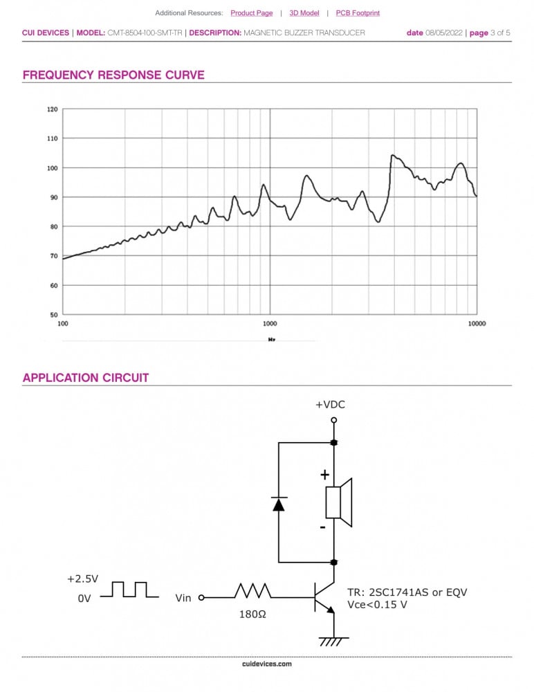 CMT-8504-100-SMT-TR datasheet page 3