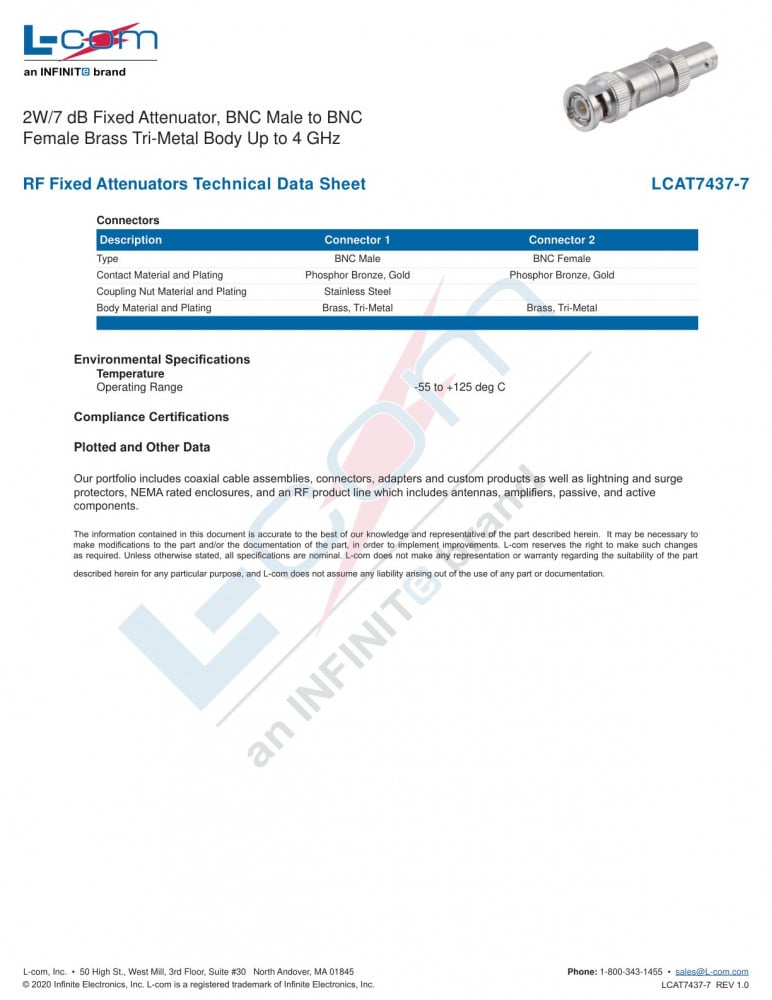 LCAT7437-7 technical document page 2