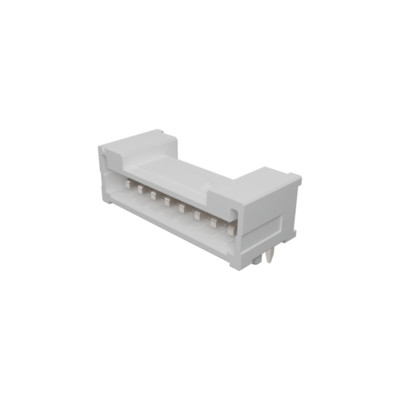 1.25mm Pitch, Micro-Lock Plus PCB Header, Single Row, Right-Angle, Through Hole, Tin-Bismuth Plating, Positive Lock, 8 Circuits, Natural (White) for sale