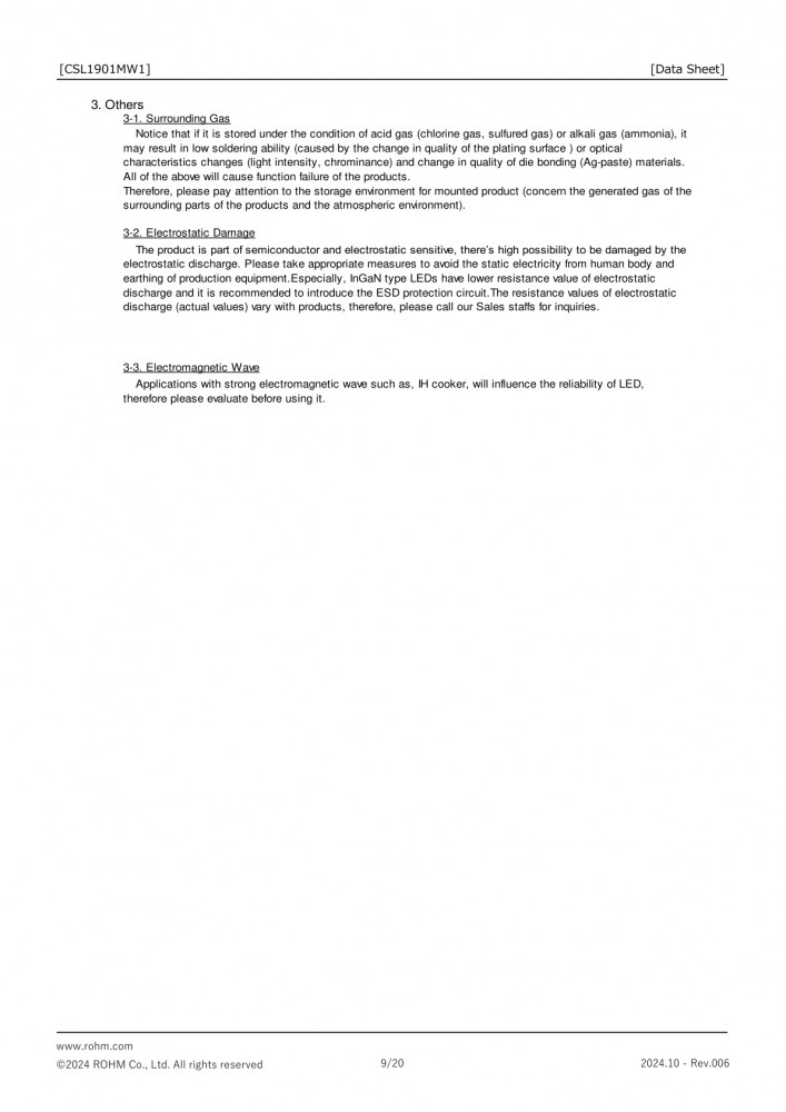 CSL1901MW1 datasheet page 9