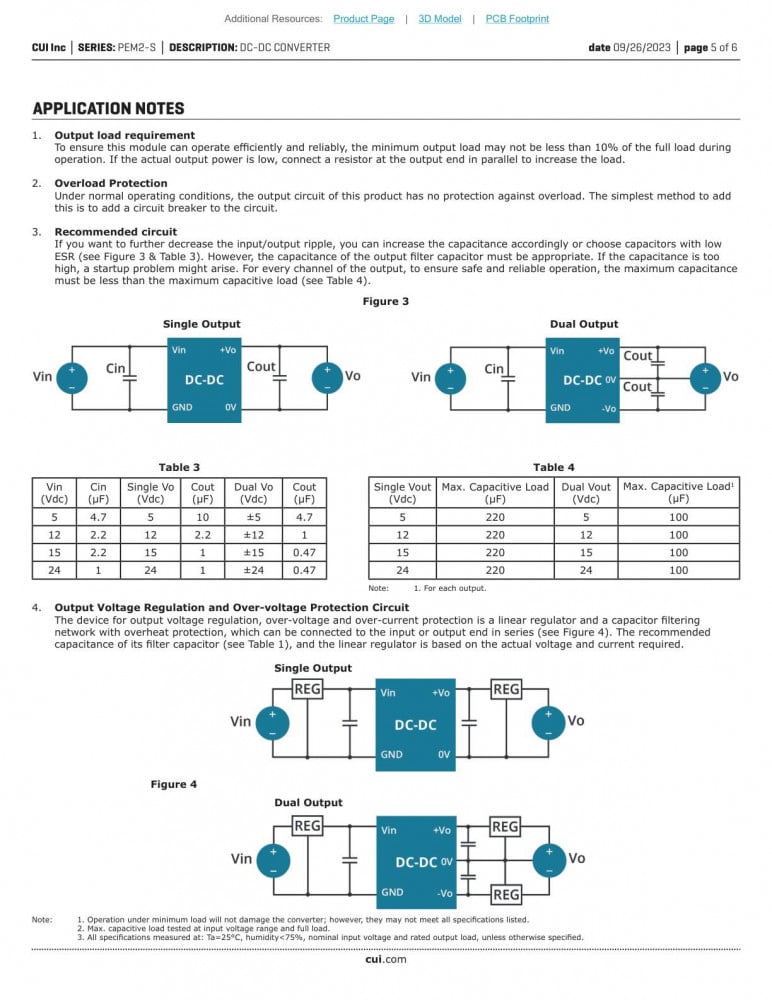 CUI PEM2-S datasheet page 5