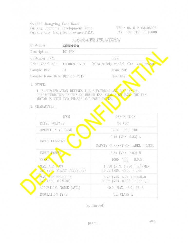 AFB0824SH7DT specification page 3
