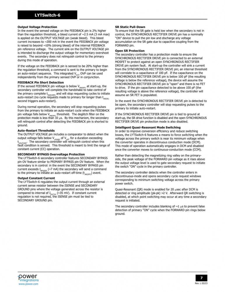 LYT6079C-TL technical document page 7
