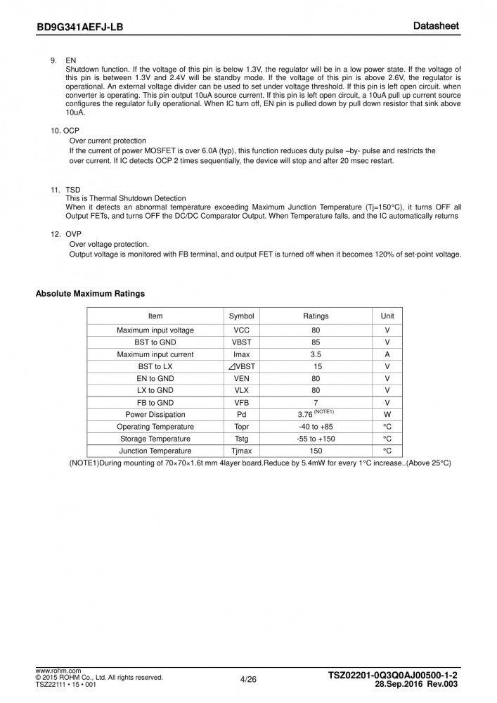 BD9G341AEFJ-LBE2 datasheet page 4