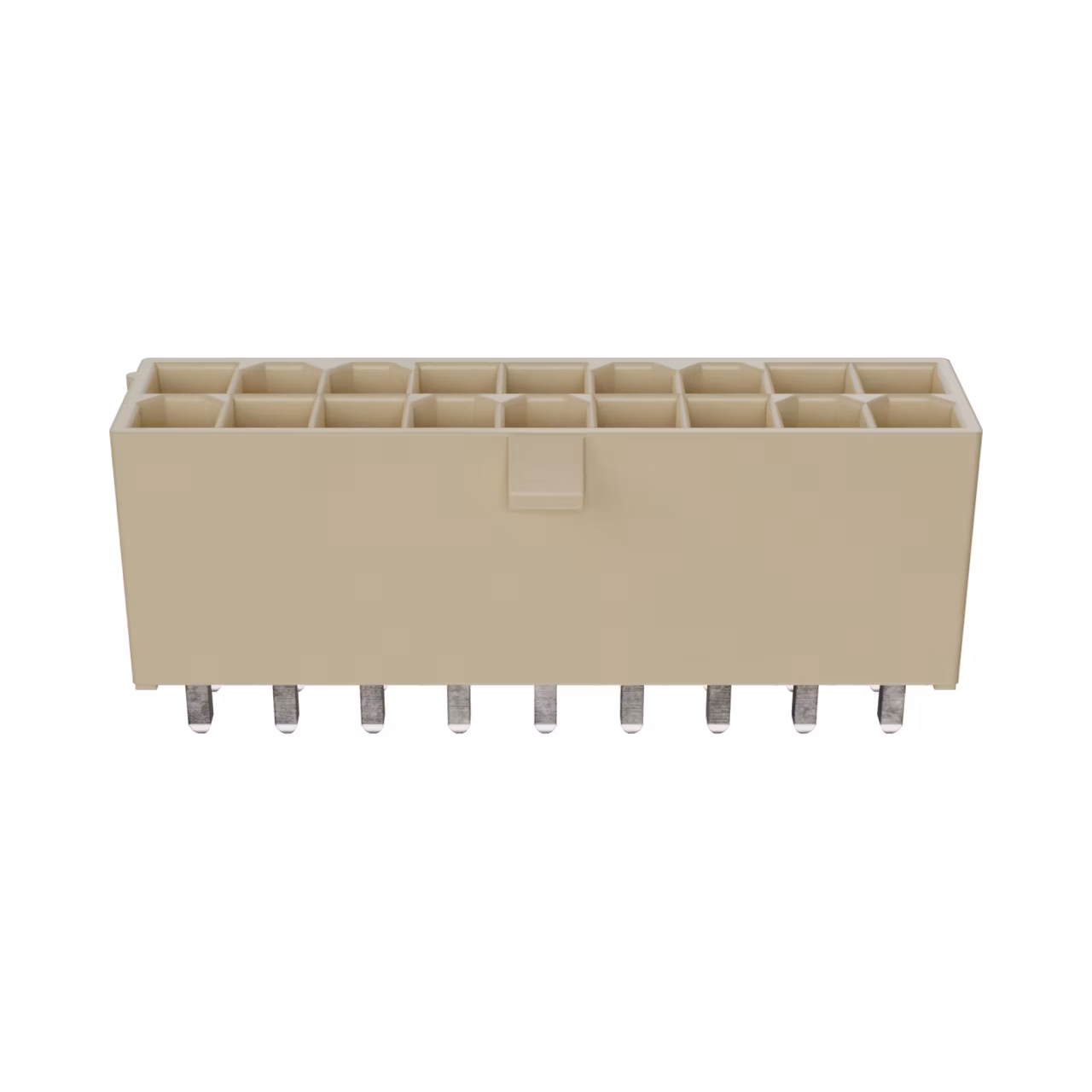 Mini-Fit Jr. Header, 4.20mm Pitch, Vertical, without Flange, 18 Circuits, 0.76µm Gold (Au) over Nickel (Ni) Plating, Bulk Packaging for sale