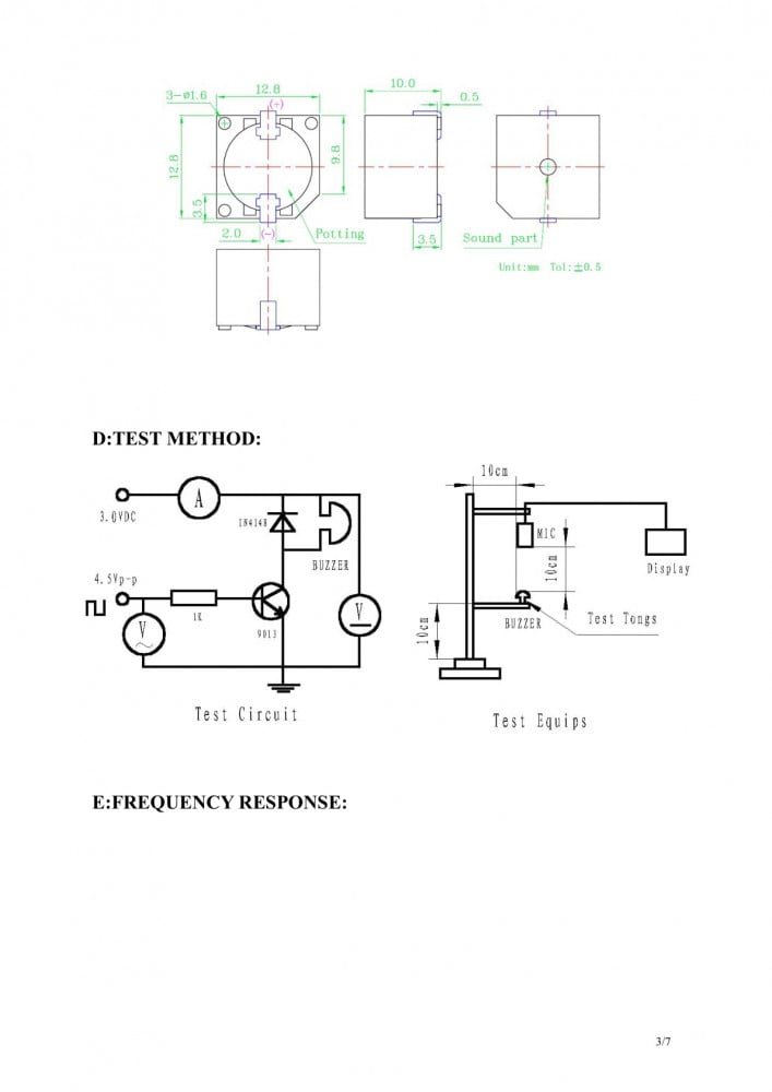 GSD12810YB-5V2400 specification page 3