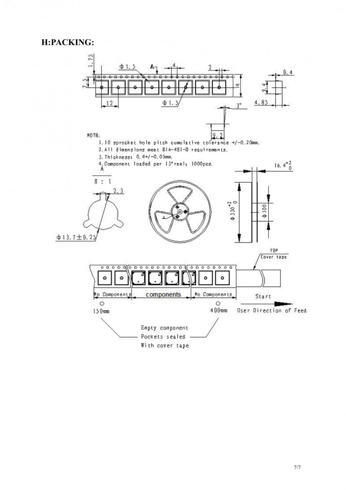 GSD12810YB-5V2400 specification page 7