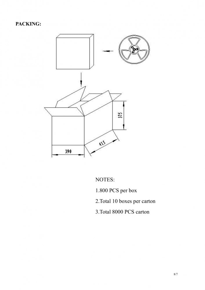 GSD12810YB-5V2400 specification page 8