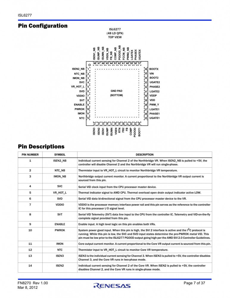 ISL6277IRZ-T datasheet page 7
