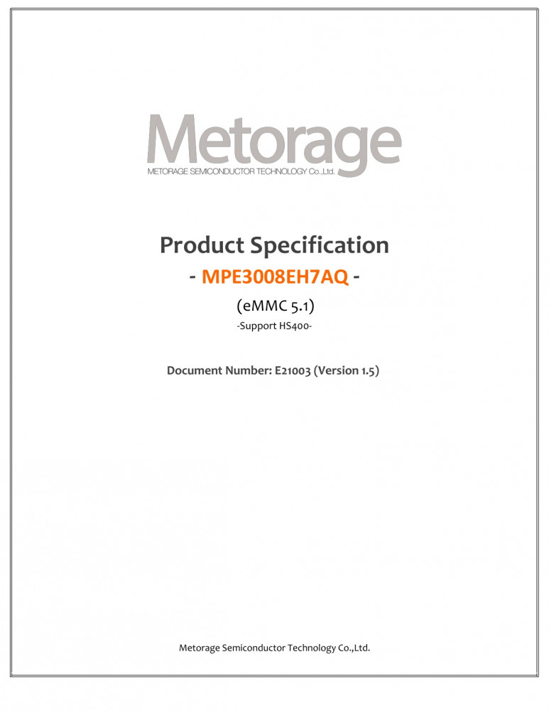 MPE3008EH7AQ datasheet page 1