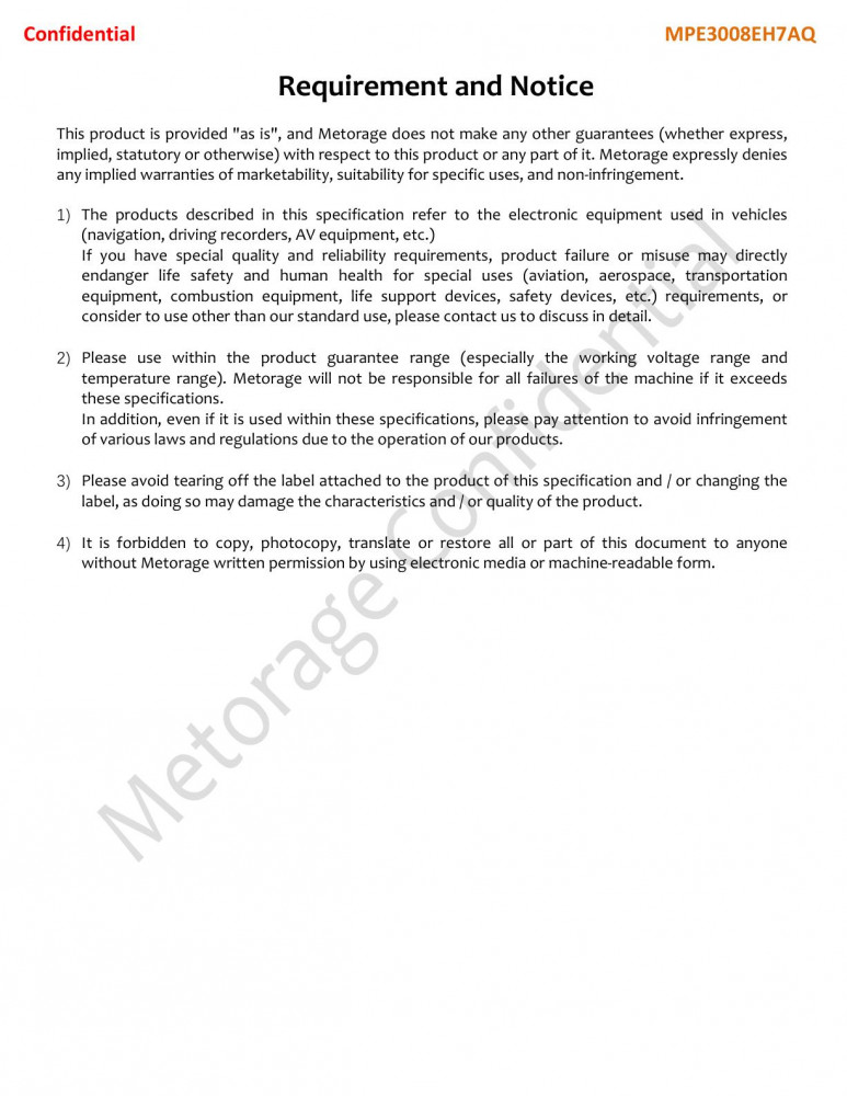 MPE3008EH7AQ datasheet page 3