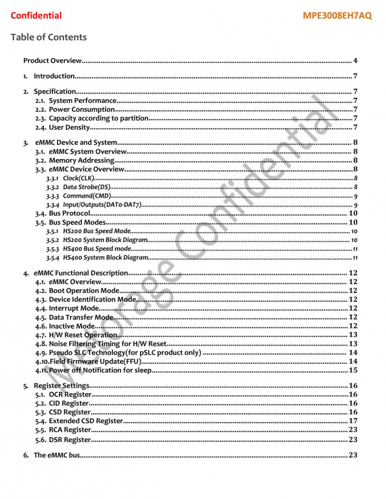 MPE3008EH7AQ datasheet page 5