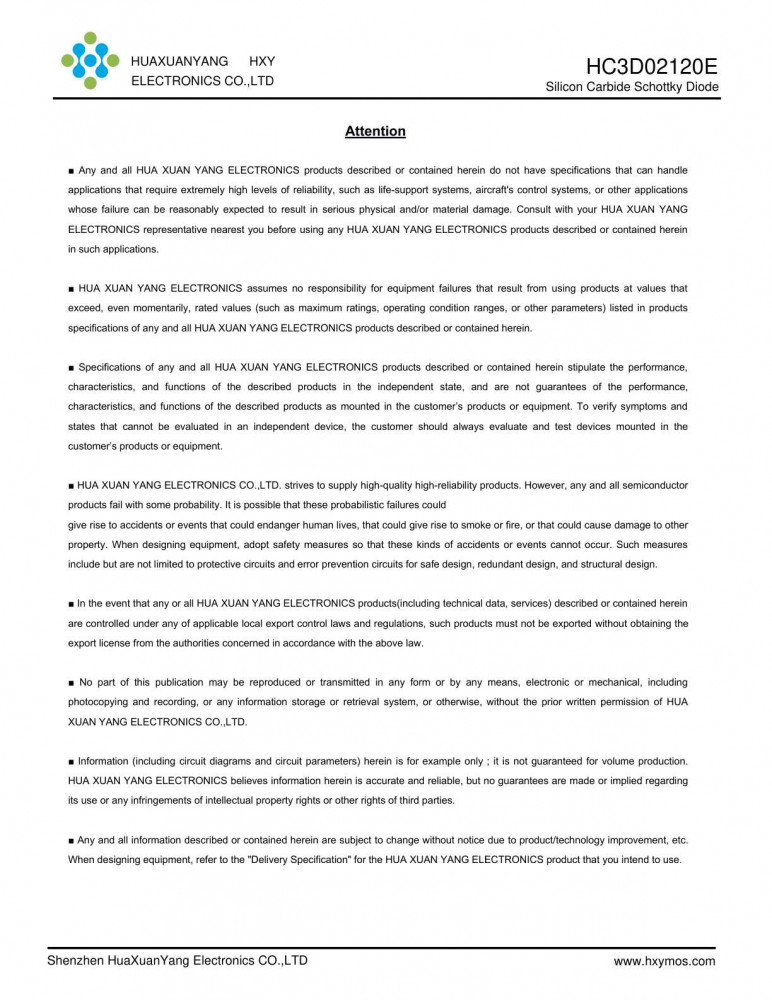 HC3D02120E datasheet page 6