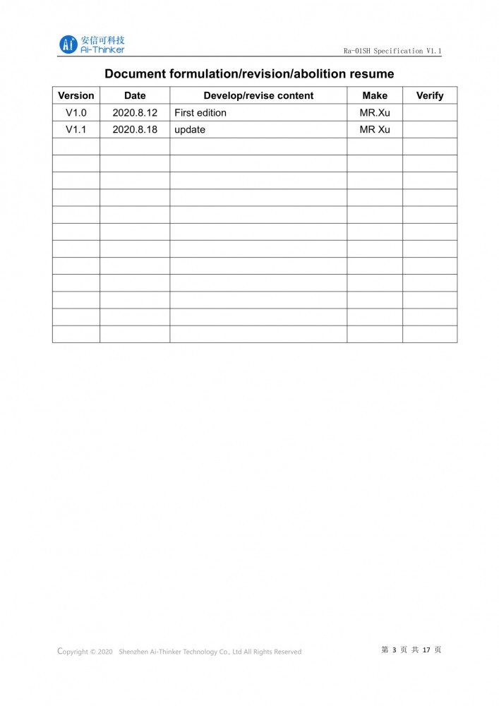 Ra-01SH technical document page 3