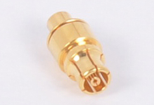 SMPM Plug, Straight, Smooth Bore, PCB, Edge Mount, 500 Pieces Per Reel, 50 Ohms