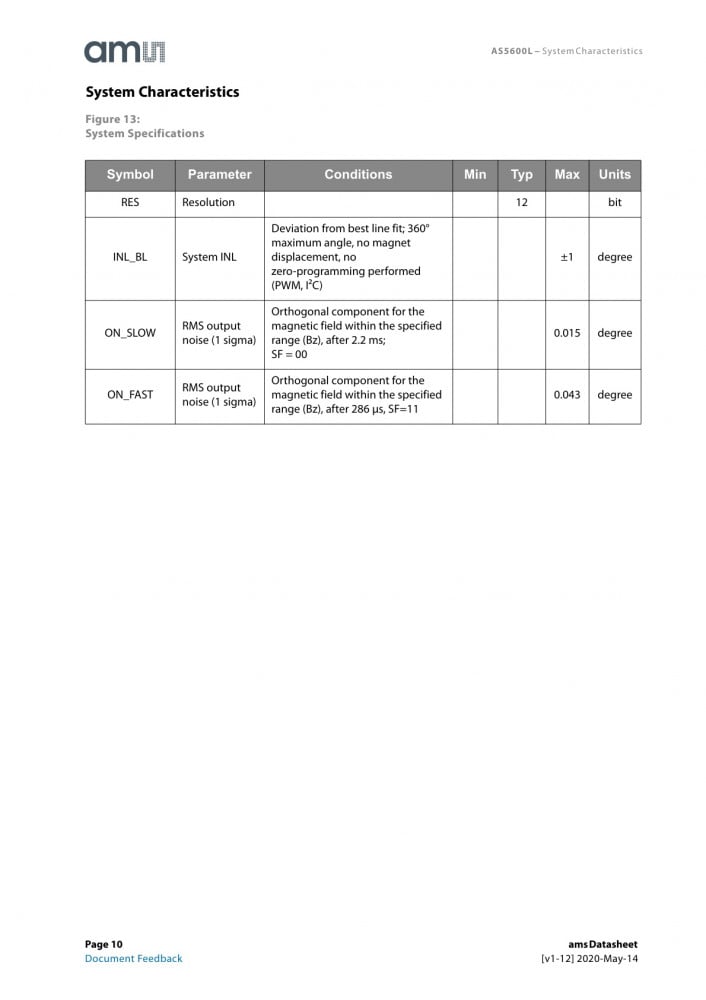 AS5600L datasheet page 10
