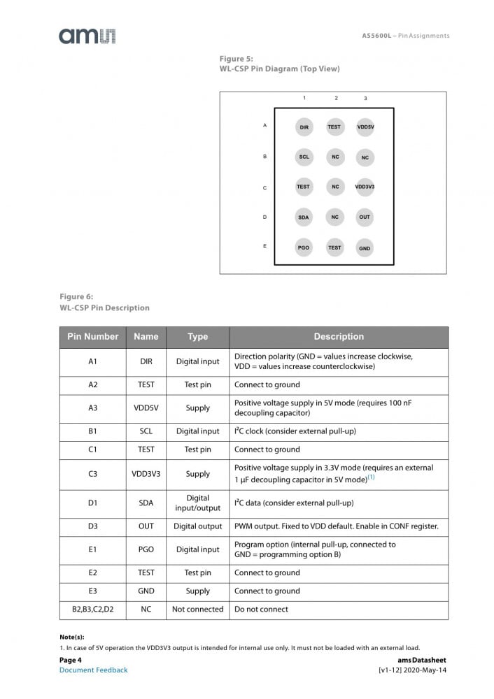AS5600L datasheet page 4