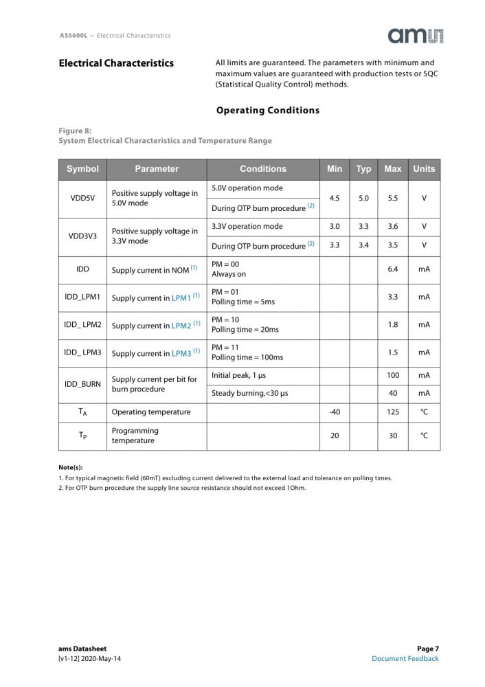 AS5600L datasheet page 7