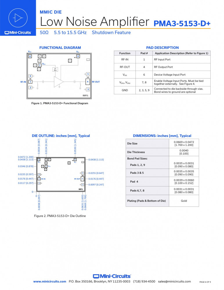 PMA3-5153-DG+ specification document preview, page 6
