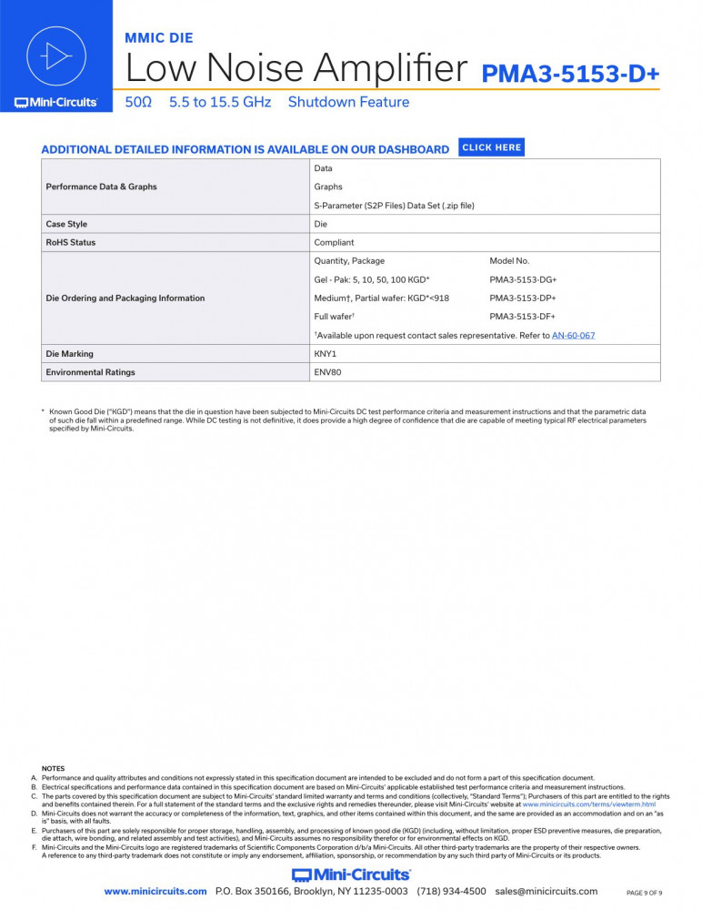 PMA3-5153-DG+ specification document preview, page 9