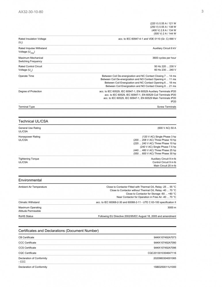 ABB AX32-30-10-80 technical document page 3