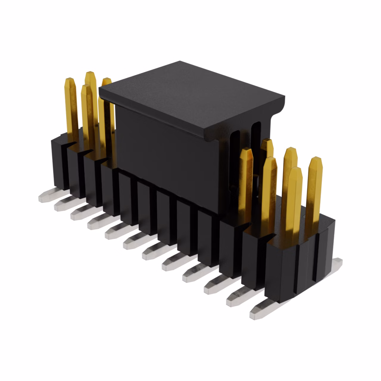 Slim-Grid Header, 24 Circuits, Surface Mount, Vertical, Unshrouded, 0.05µm Select Gold (Au) Plated, with Pick-and-Place Cap, Tube, Lead-Free for sale
