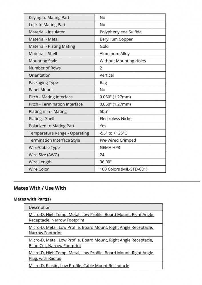 MQ-212-015-161-00WD technical document image, page 2