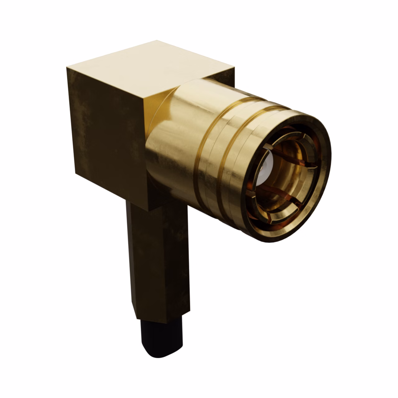 SMB Plug, Right-Angle, Crimp, RG-179 Cable, Accepts Non-standard .015