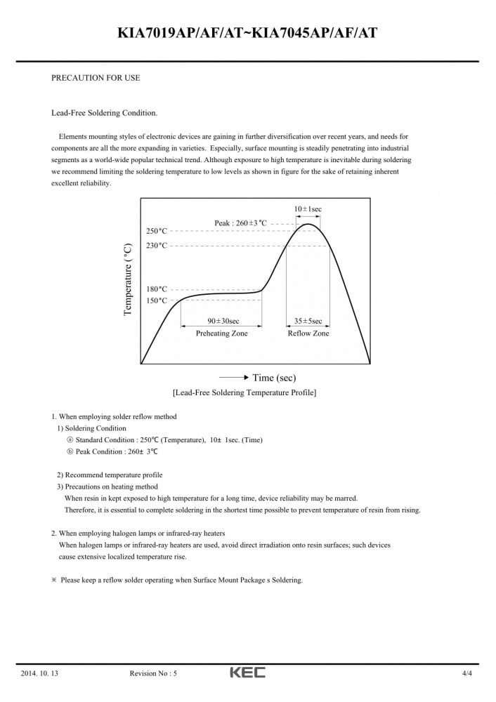 KIA7025AF-RTF/P datasheet page 4