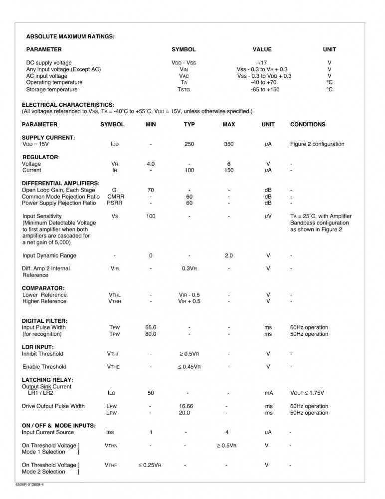 LS6507R datasheet page 4