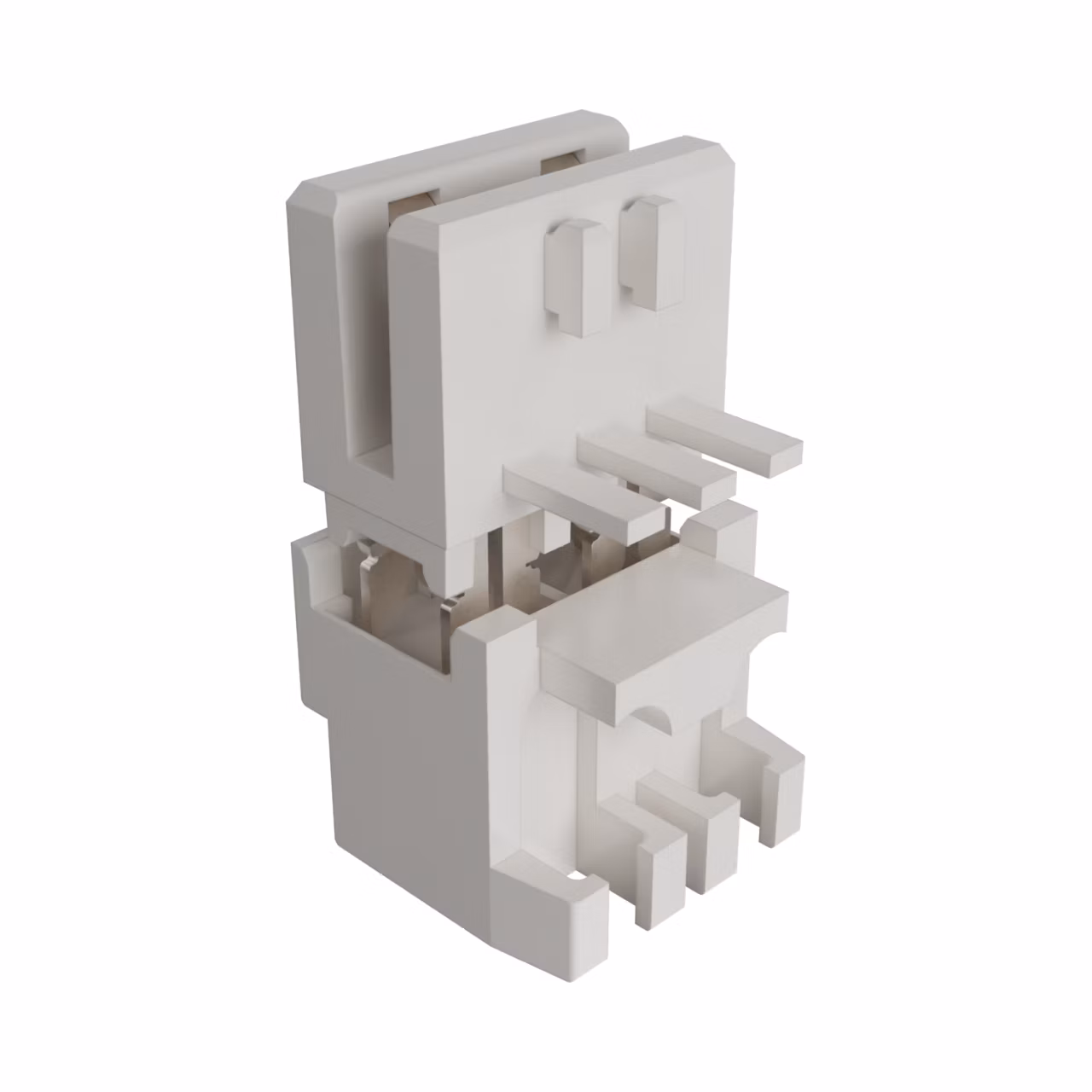 Appli-Mate RAST Power IDT Housing, 5.00mm Pitch, Direct/Indirect, Female, 2 Circuits, Code Keys A and B Removed, Open End Walls