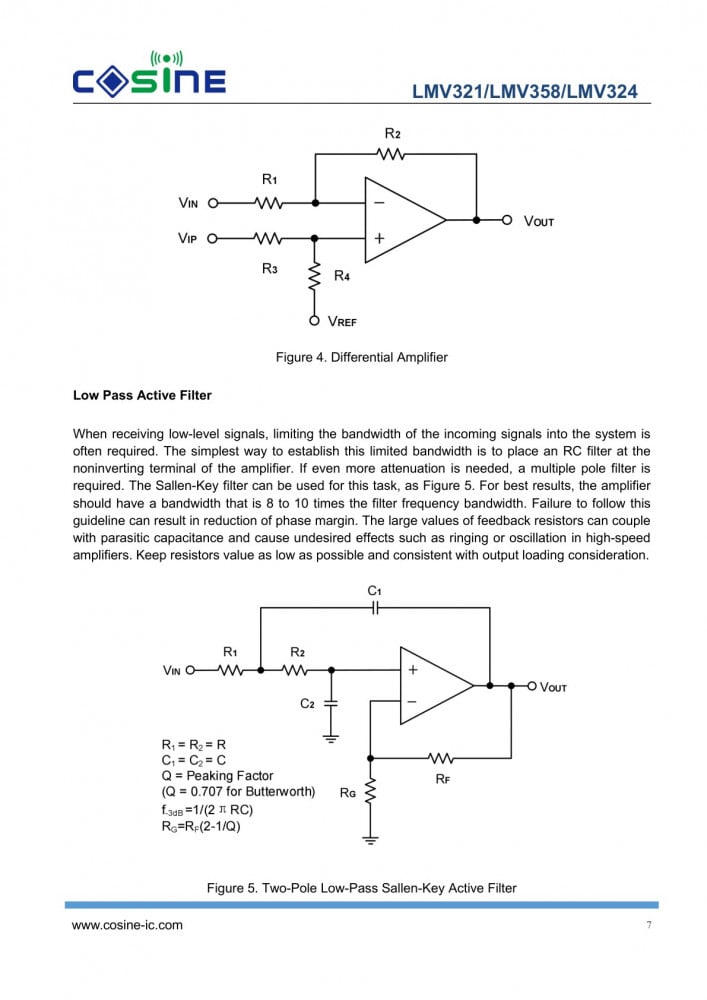 LMV358SR datasheet page 7