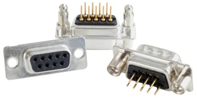 D-SUB Dual Port • Dual port 9-pos. / 9-pos. • Dual port plug upper / Plug bottom • Solder pin angled .625