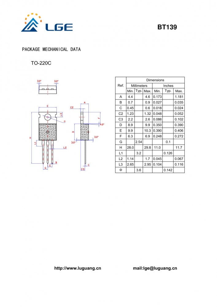 BT139-800E datasheet page 3