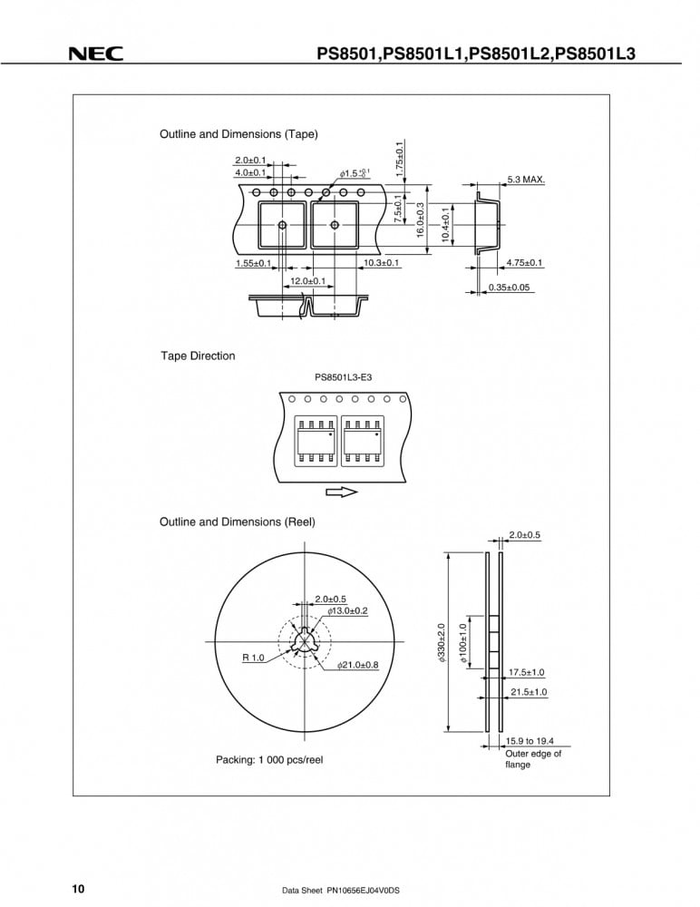 PS8501 datasheet page 10
