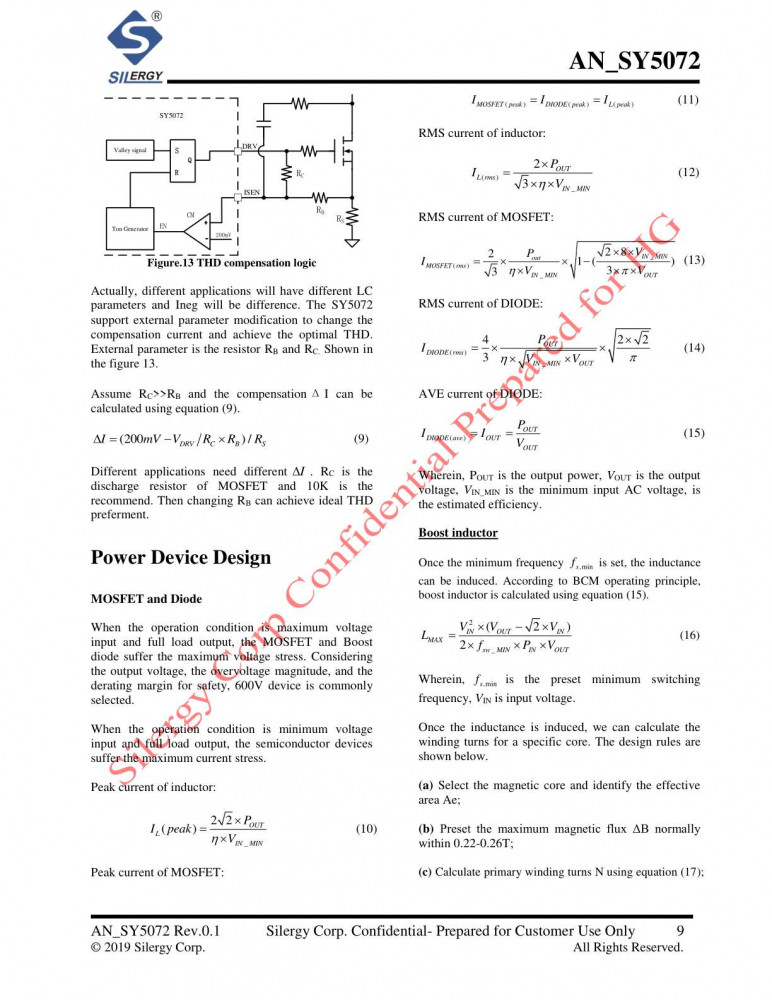 SY5072ABC datasheet page 9