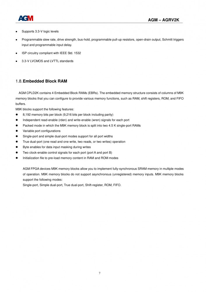 AGRV2KL64 datasheet page 7