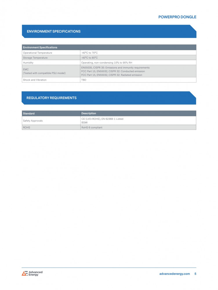 PowerPro Modbus adapter document page 5
